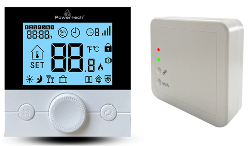 Powertech PT-1048 Smart Ψηφιακός Θερμοστάτης Αερίου με WiFi | Dileris.gr