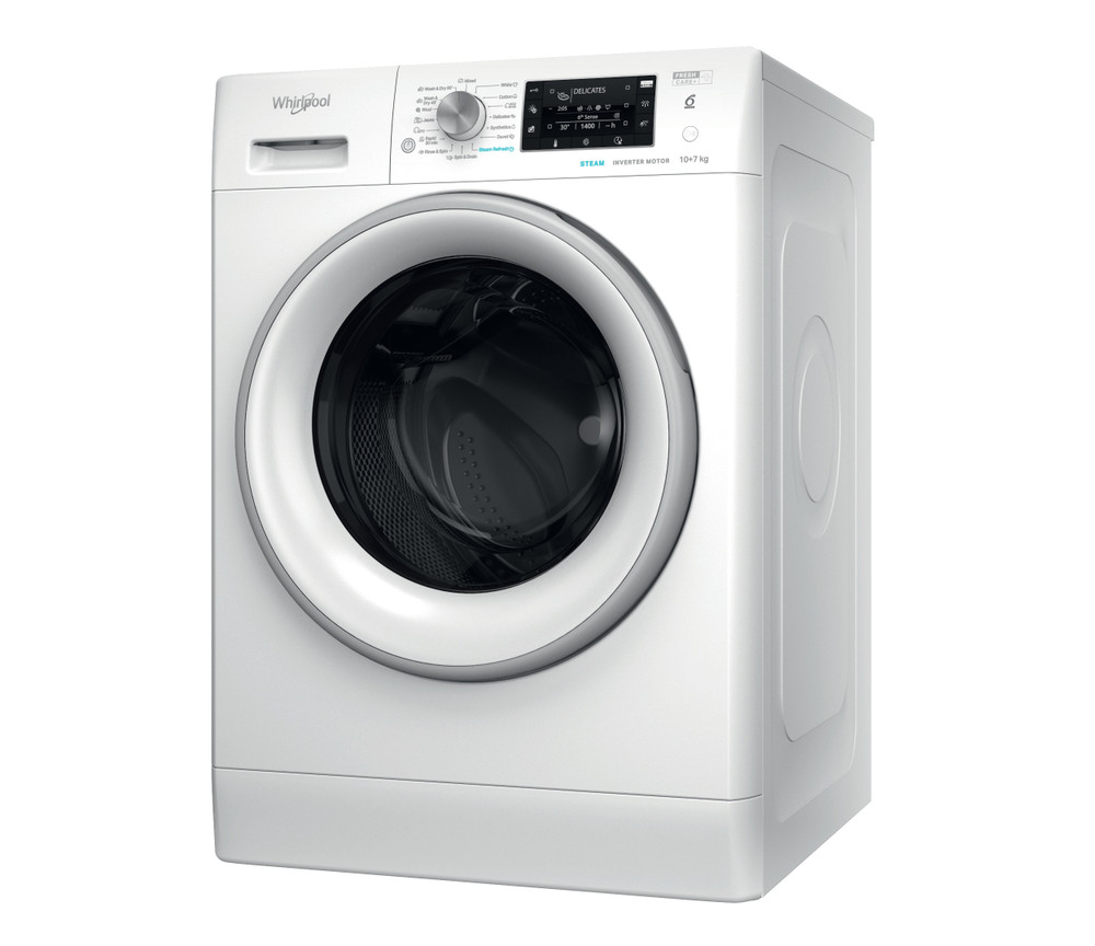 Whirlpool FFWDD 1076258 SV EE Πλυντήριο-Στεγνωτήριο Ρούχων 10kg-7kg ...