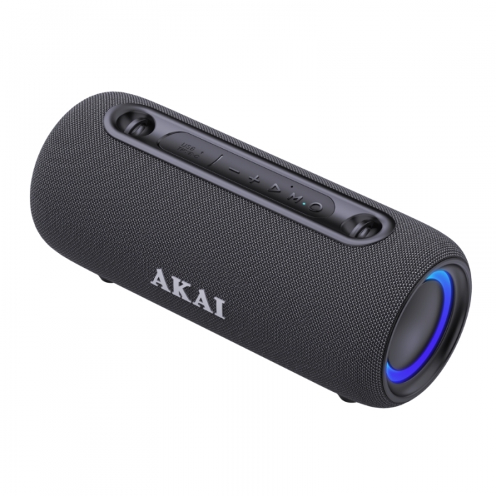 Akai ABTSW-40 Φορητό Ηχείο Bluetooth με USB, AWS, handsfree, RGB lights ...